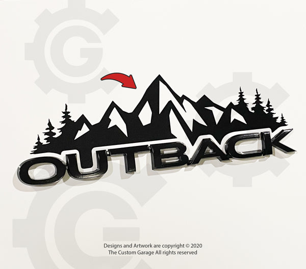 2020-2024 Subaru Outback Mountain Design Decals – The Custom Garage