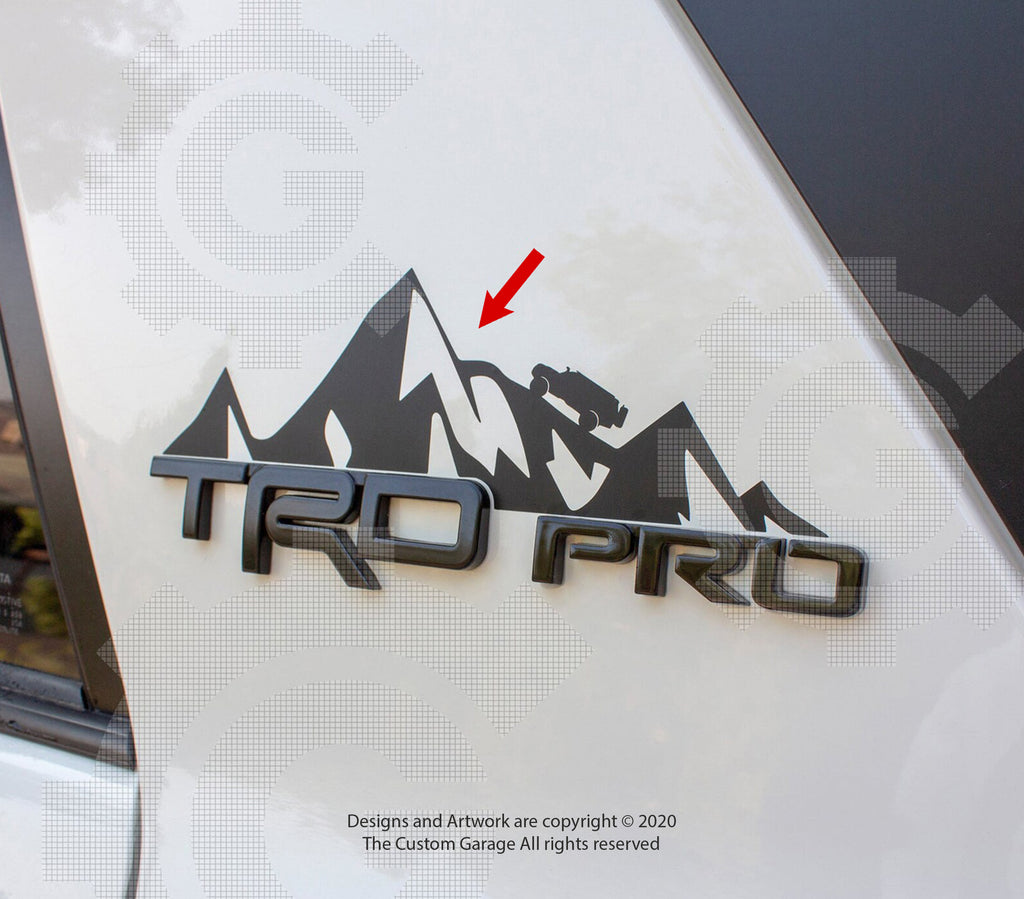 2015-2023 4Runner TRD PRO Mountain Decals – The Custom Garage