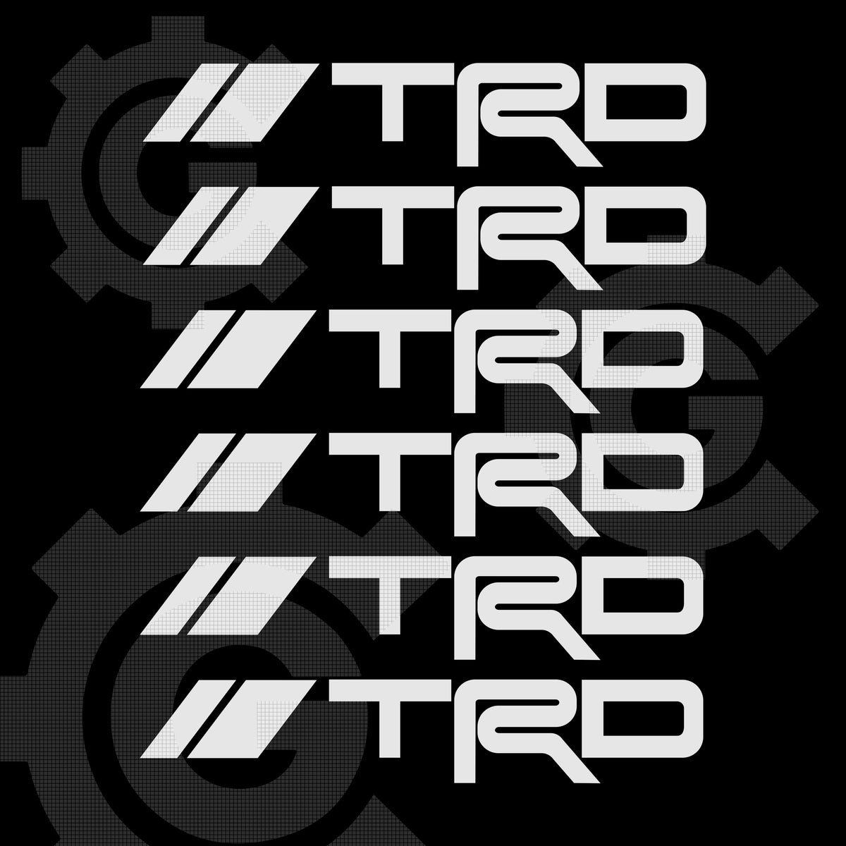 //TRD Caliper Decals – The Custom Garage